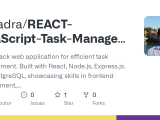 Github Bvhadra React Javascript Task Manager App A Full Stack Web