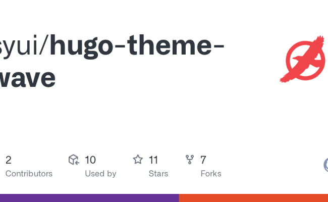 GitHub - Syui/hugo-theme-wave