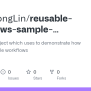 GitHub - XiangRongLin/reusable-workflows-sample-project: An Sample ...
