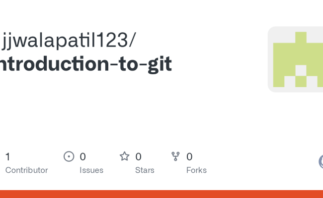 GitHub - Ujjwalapatil123/introduction-to-git