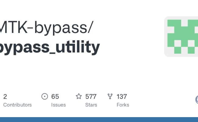 GitHub - MTK-bypass/bypass_utility
