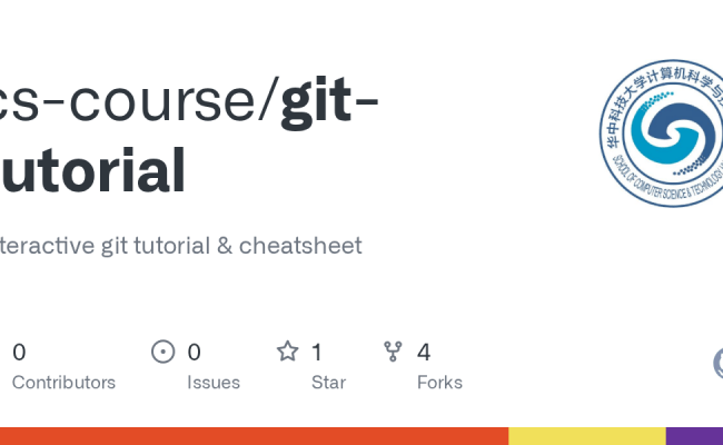 GitHub - Cs-course/git-tutorial: Interactive Git Tutorial & Cheatsheet