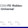 GitHub - MaxizntC00l/FE-Roblox-Bypass-Universal-