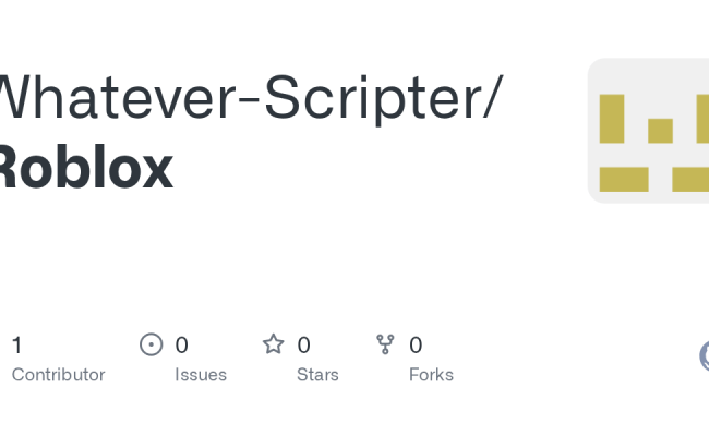 GitHub - Whatever-Scripter/Roblox
