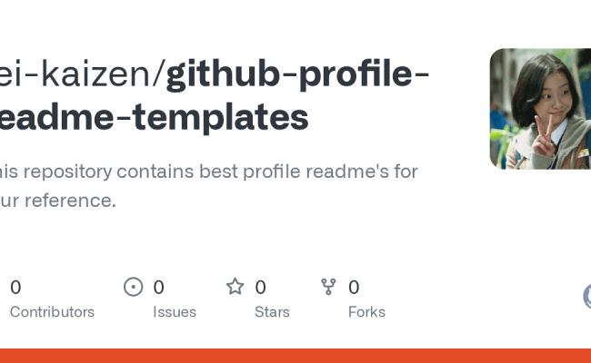 GitHub - Rei-kaizen/github-profile-readme-templates: This Repository ...
