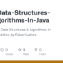 GitHub - Kelel1/Data-Structures-and-Algorithms-In-Java: Exercises From ...