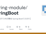 Github Spring Module Springboot Javaee开发的颠覆者 Spring Boot实战源码