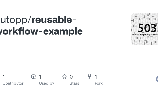 GitHub - Autopp/reusable-workflow-example
