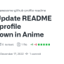 Update README Added Profile Charlstown In Anime By Charlstown · Pull ...