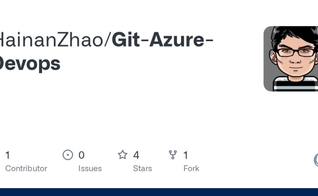 GitHub - HainanZhao/Git-Azure-Devops