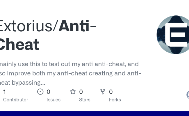 GitHub - Extorius/Anti-Cheat: I Mainly Use This To Test Out My Anti ...