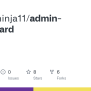 GitHub - Codingninja11/admin-dashboard