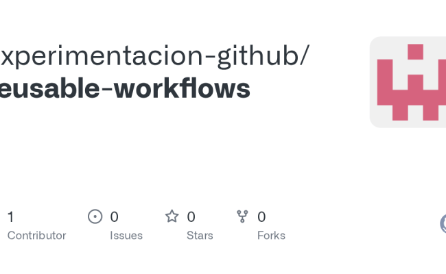 GitHub - Experimentacion-github/reusable-workflows