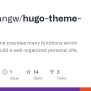 GitHub - Zhengzangw/hugo-theme-ztyblog: This Hugo Theme Provides Many ...