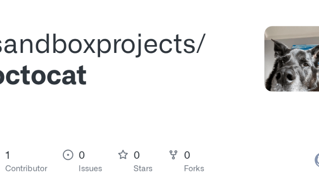 GitHub - Sandboxprojects/octocat