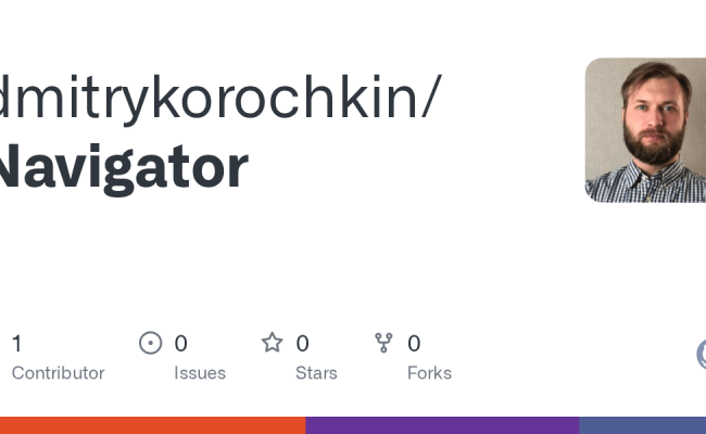 GitHub - Dmitrykorochkin/Navigator