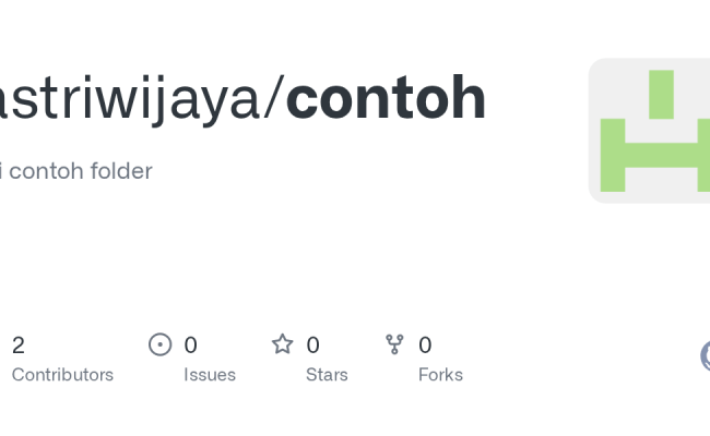 GitHub - Astriwijaya/contoh: Ini Contoh Folder