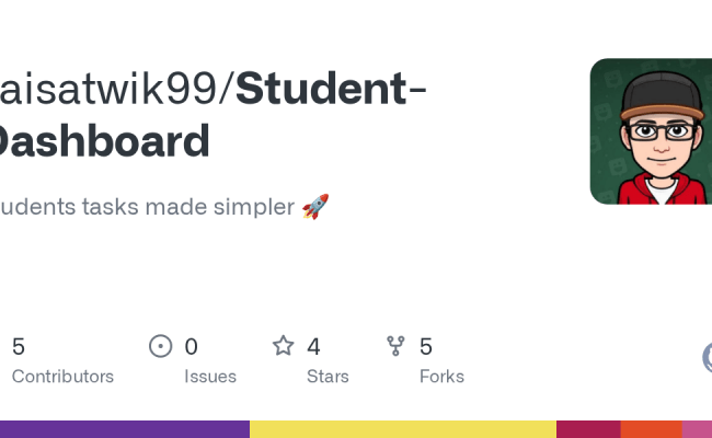 GitHub - Saisatwik99/Student-Dashboard: Students Tasks Made Simpler 🚀
