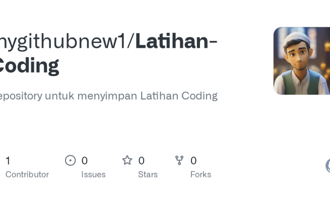 GitHub - Mygithubnew1/Latihan-Coding: Repository Untuk Menyimpan ...