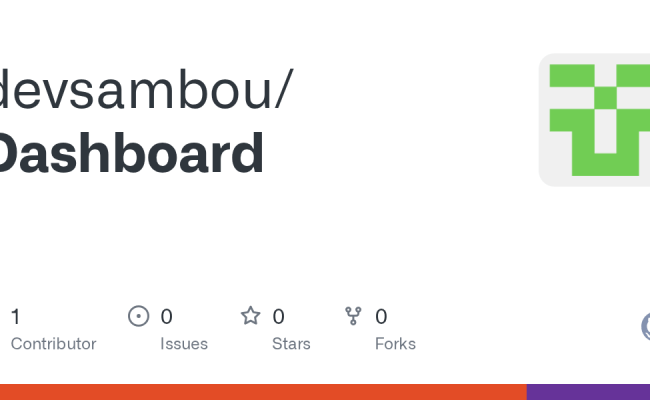GitHub - Devsambou/Dashboard