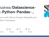 Github Nicksakwa Datascience With Python Pandas Matplotlib And Flask