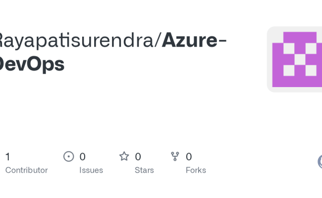 GitHub - Rayapatisurendra/Azure-DevOps