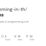 GitHub - Programming-in-th/solutions: Solutions For Tasks In ...