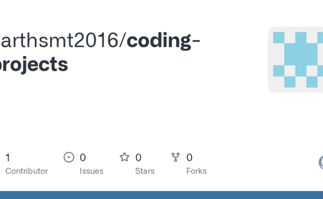 GitHub - Earthsmt2016/coding-projects