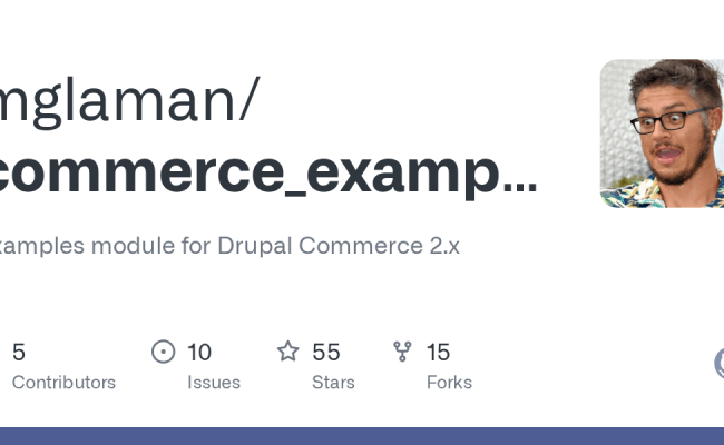 GitHub - Mglaman/commerce_examples: Examples Module For Drupal Commerce 2.x