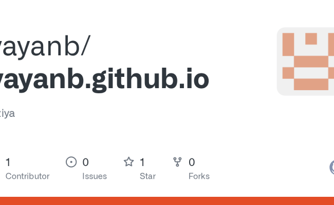GitHub - Yayanb/yayanb.github.io: Tiziya