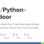 GitHub - Strxzy/Python-Backdoor: This Is A Python BackDoor That ...