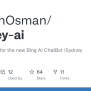 GitHub - PawanOsman/sydney-ai: NodeJS Client For The New Bing AI ...