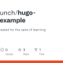 GitHub - GeekLaunch/hugo-theme-example: Hugo Theme Created For The Sake ...