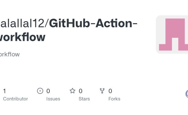 GitHub - Lalallal12/GitHub-Action-workflow: Workflow