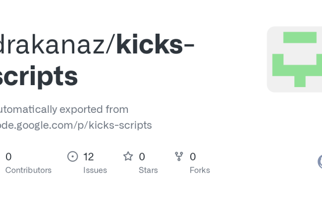 GitHub - Drakanaz/kicks-scripts: Automatically Exported From Code ...