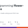 GitHub - Wepprogramming/flower-html-css: A Half Template Made Using ...