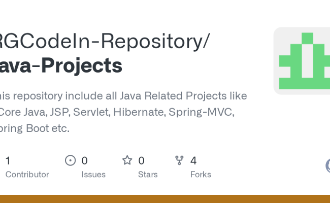 GitHub - RGCodeIn-Repository/Java-Projects: This Repository Include All ...