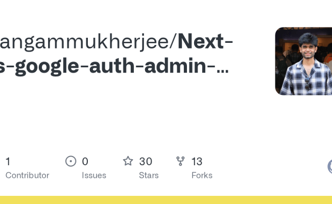 GitHub - Sangammukherjee/Next-js-google-auth-admin-dashboard
