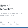 GitHub - Kdouy/RobloxServerInfo: This Is Patched By Roblox Since They ...