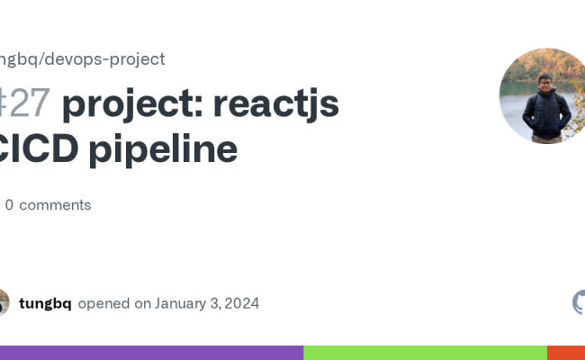 Project: Reactjs CICD Pipeline · Issue #27 · Tungbq/devops-project · GitHub