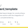 GitHub - Imad-oi/dashboard_template: An Uncomplicated Layout Design For ...