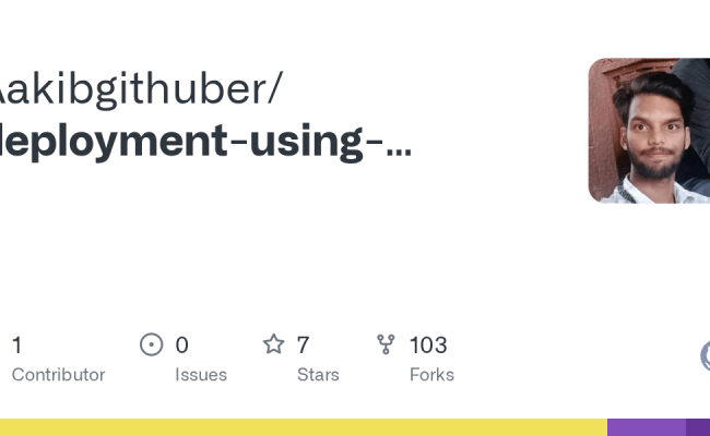 GitHub - Aakibgithuber/deployment-using-github-actions