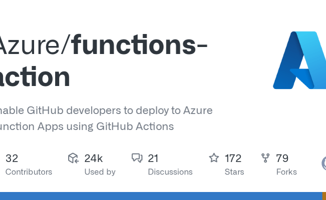 GitHub - Azure/functions-action: Enable GitHub Developers To Deploy To ...
