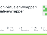 Github Python Virtualenvwrapper Virtualenvwrapper