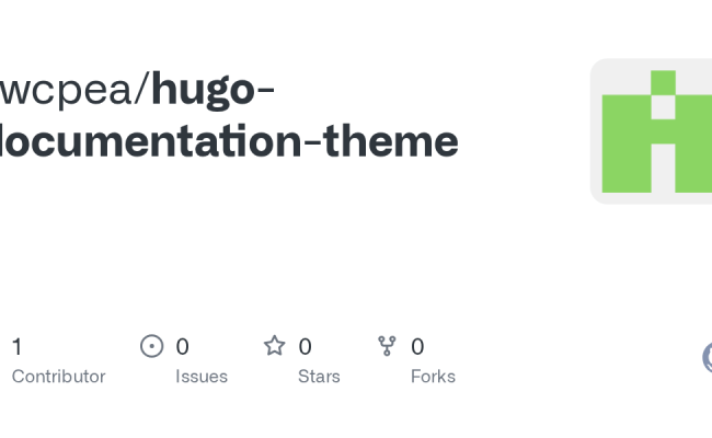 GitHub - Swcpea/hugo-documentation-theme