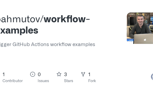 GitHub - Bahmutov/workflow-examples: Trigger GitHub Actions Workflow ...