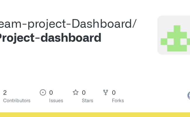 GitHub - Team-project-Dashboard/Project-dashboard