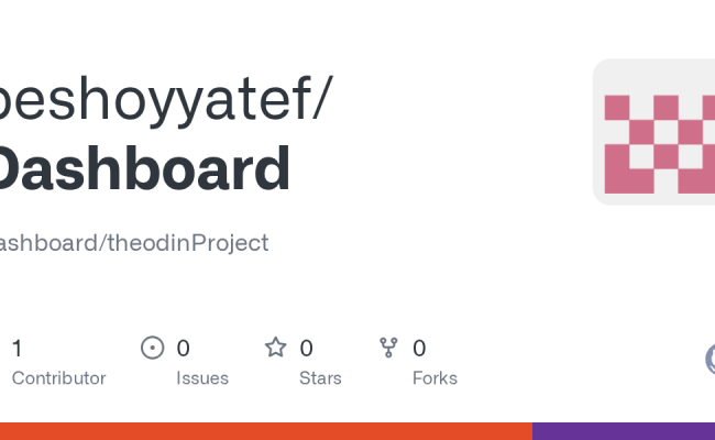 GitHub - Beshoyyatef/Dashboard: Dashboard/theodinProject