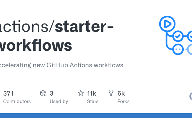 GitHub - Actions/starter-workflows: Accelerating New GitHub Actions ...