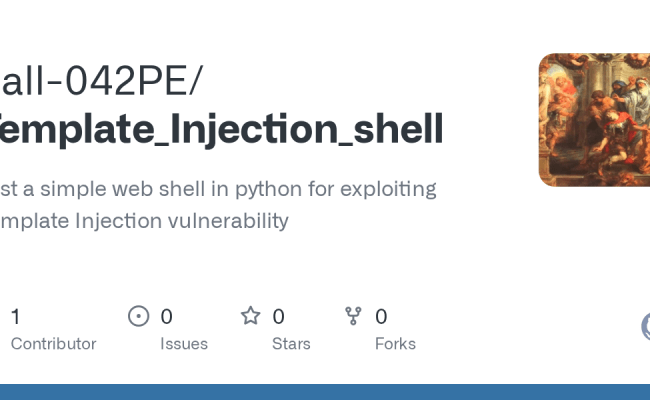 GitHub - Call-042PE/Template_Injection_shell: Just A Simple Web Shell ...